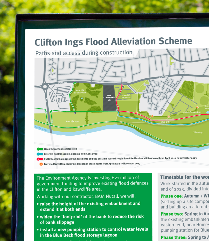 Environment Agency Flood Alleviation Poster - TDL-Creative